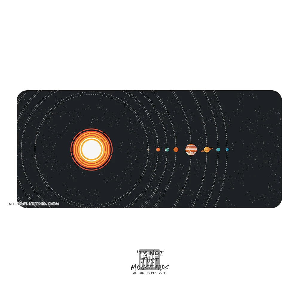 CelestialKeys Galaxy Deskmat - Stellar Solar System-Themed Mousepad wi ...
