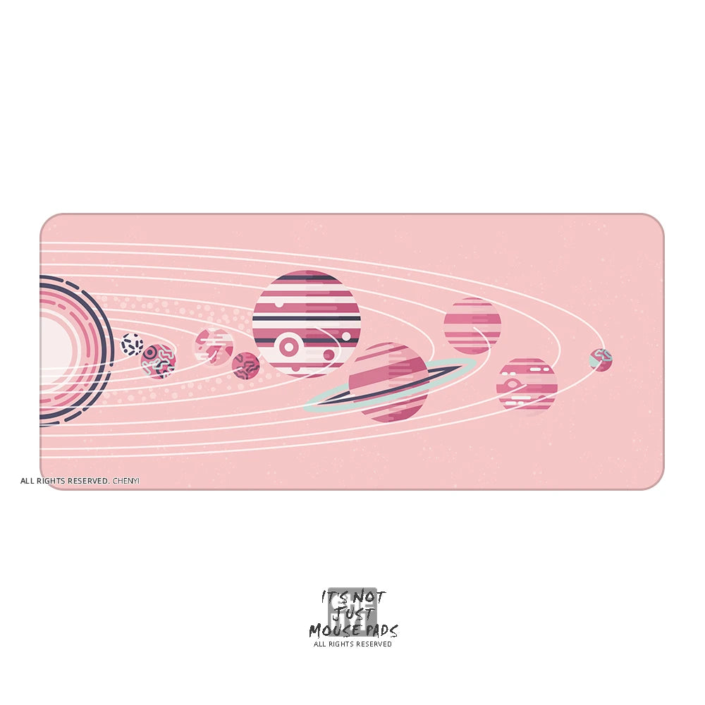 CelestialKeys Galaxy Deskmat - Stellar Solar System-Themed Mousepad wi ...