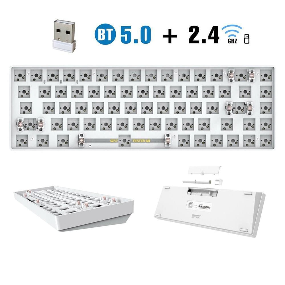 TESTER68 Wireless Mechanical Keyboard Kit 65% layout – KreativeKeys